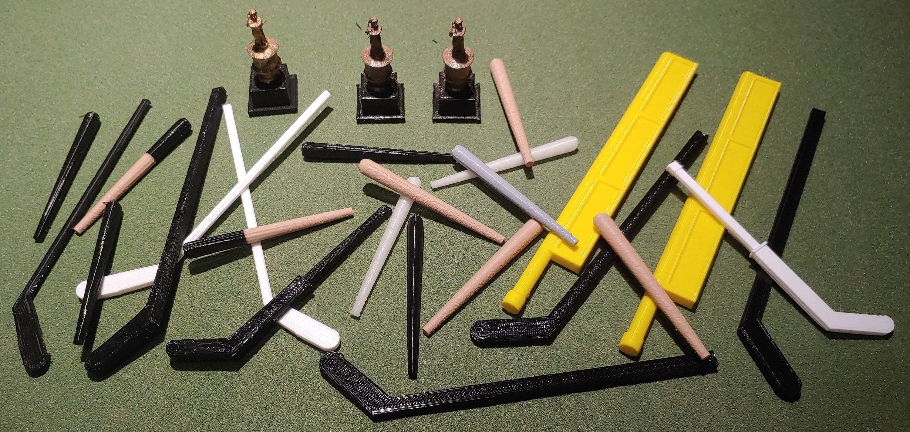5 Hockey Square Stick for Hockey Bobbleheads - Etsy