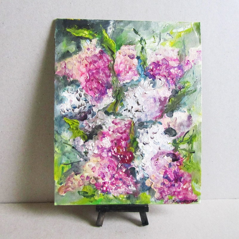 Lilac Abstract Art - Etsy