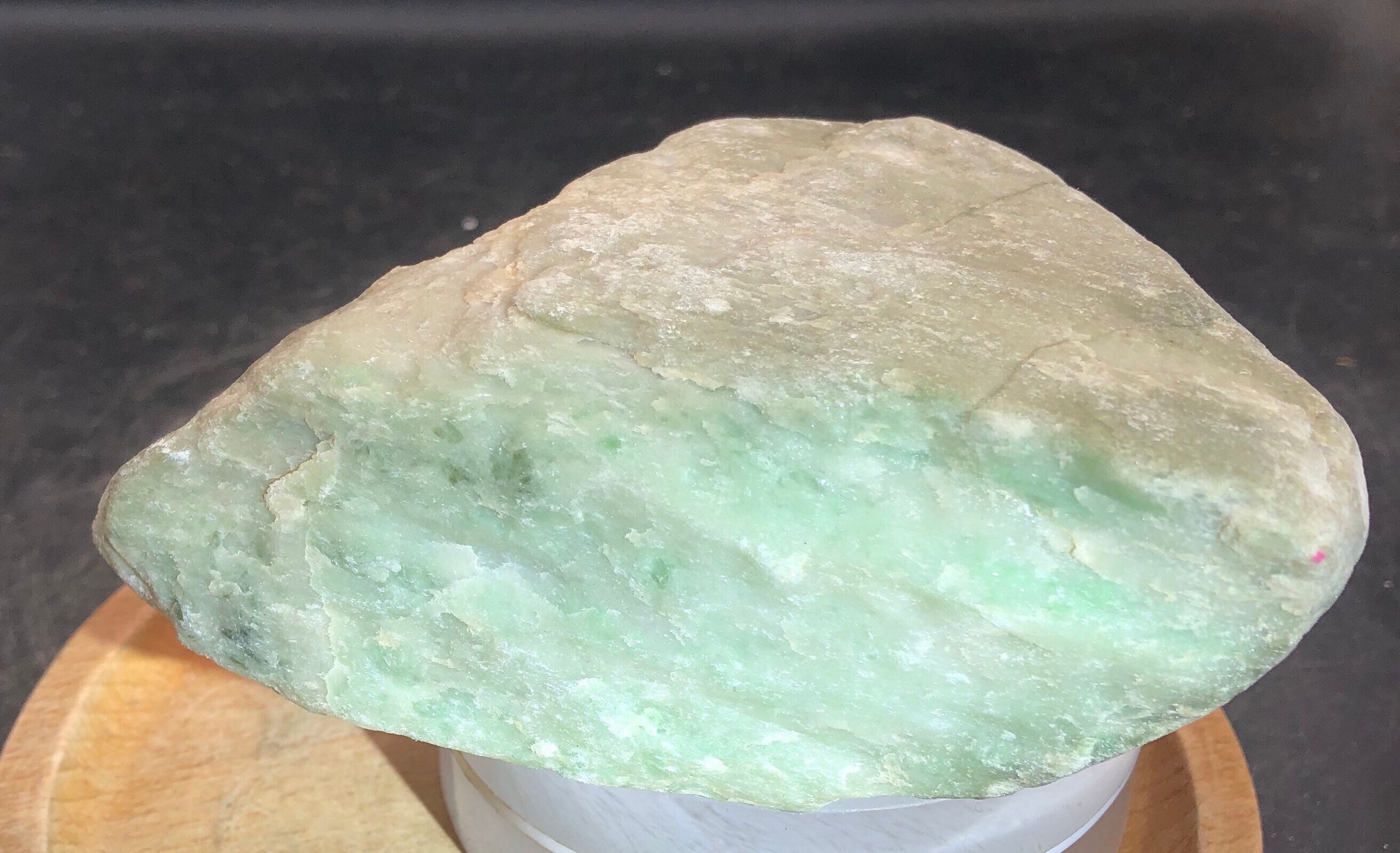 550g,burmese Jade Rough,yang Green Rainbow,raw Jadeite Rough,jadeite ...