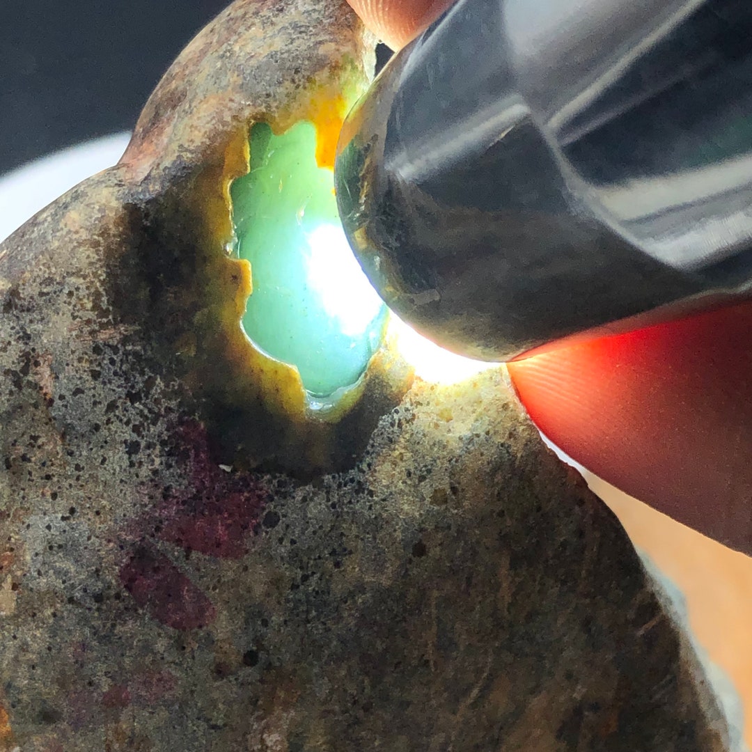 288g,lake Green,rare,icy Jade,water Jadeite,burmese Jade Stone,raw Jade ...