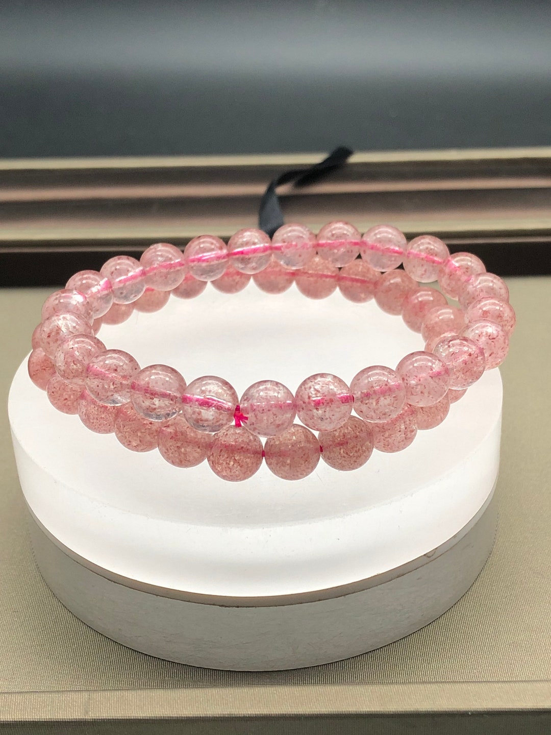 Red Lepidocrocite Bracelet, Strawberry Quartz ,crystal Jewelry Quartz ...