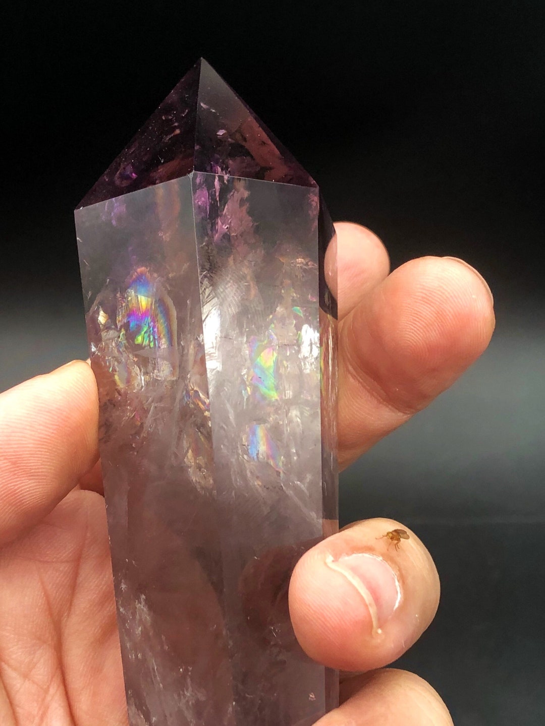 Rare Premium Crystal,brandberg,amethyst Smoky,clear Quartz Rainbow ,god ...