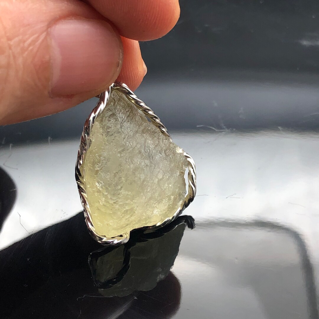 Premium,44ct,libyan Gold, Libyan Golden Tektite,clarity,pendant ,desert ...