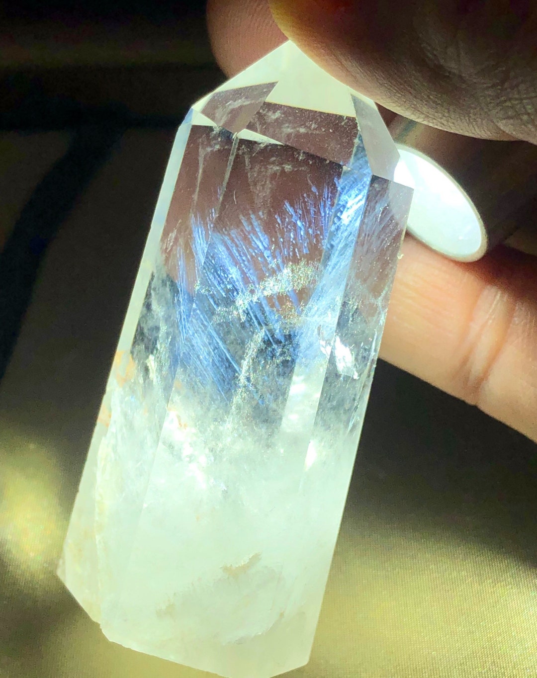 Collector Blue Angel Needle Crystal, Blue Angel Phantom Crystal Pointer ...