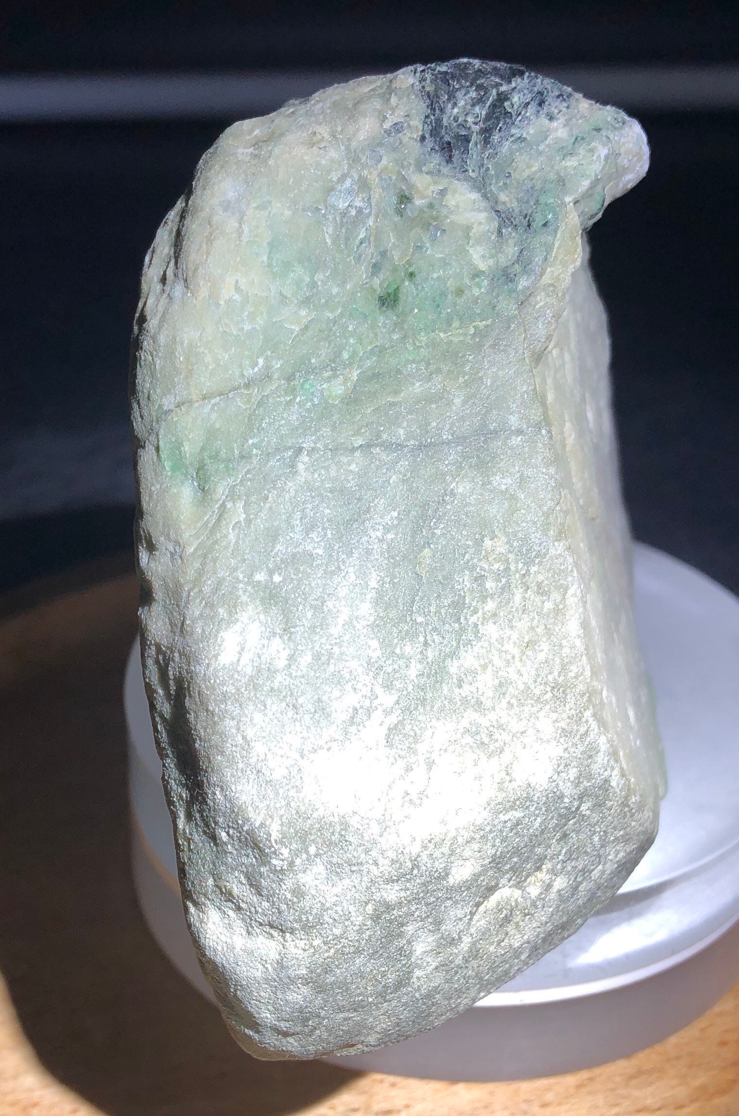 550g,burmese Jade Rough,yang Green Rainbow,raw Jadeite Rough,jadeite ...