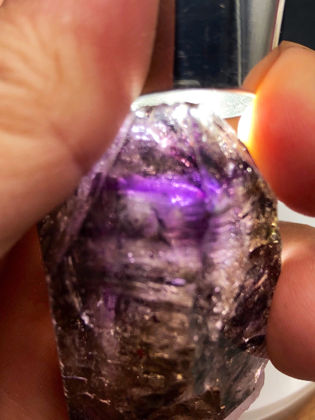 Rare,moving Enhydros,super Seven Crystal, Super 7 Crystal, Raw Super ...