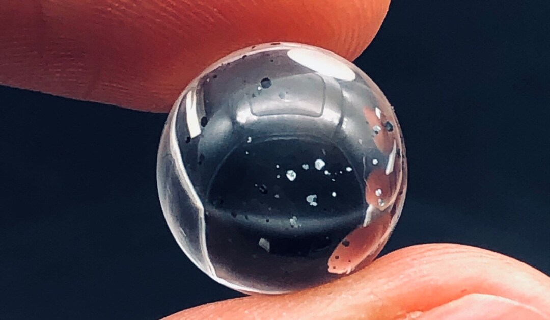 Limited,rare Blue Inclusion,crystal Ball ,charm, Pendant,jewelry ...