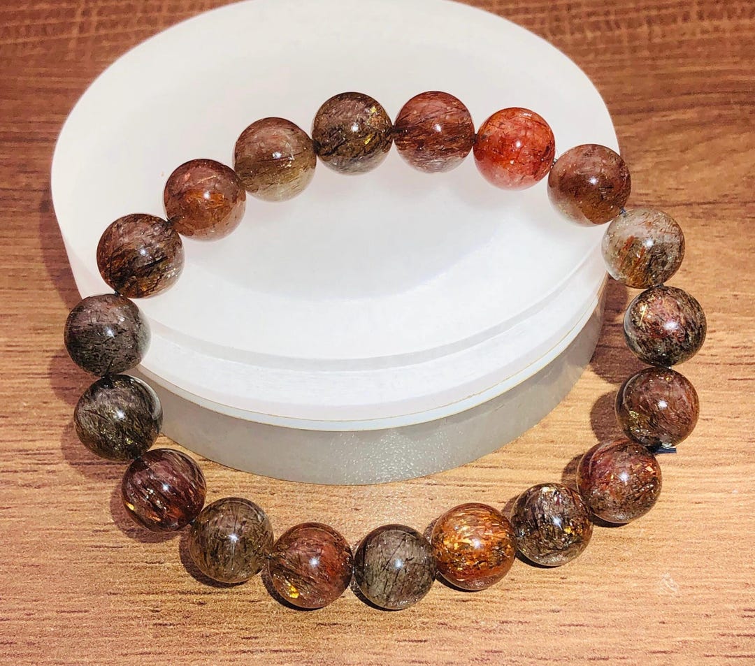 10.7mm,collector,smoky,super 7 Crystal,super Seven, Super 7 Bracelet ...