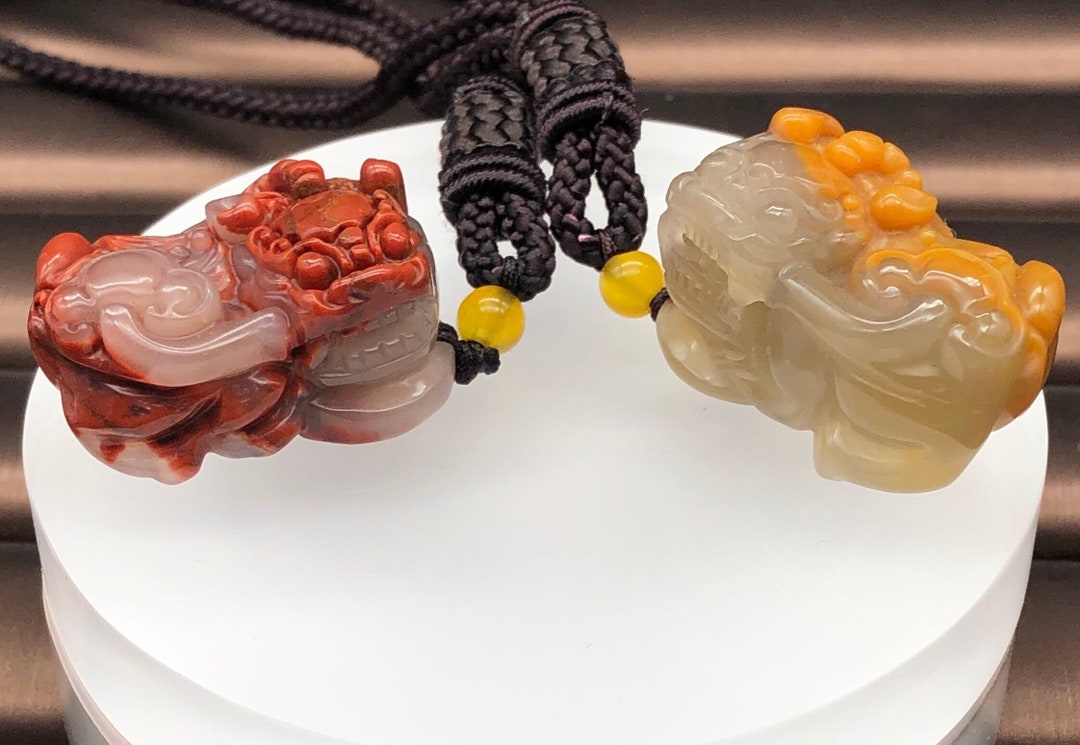 Pixiu Jade Pendant, Huang Long Yu Pixiu Pendant-wealth Stone,pixiu ...