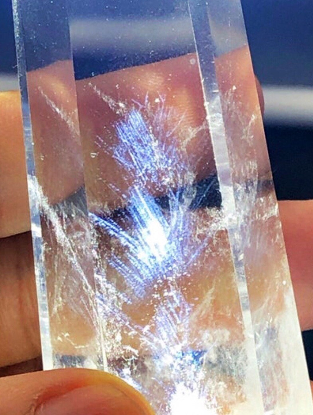 Blue Angel Needle Crystal, Blue Angel Feather ,phantom Crystal Tower ...