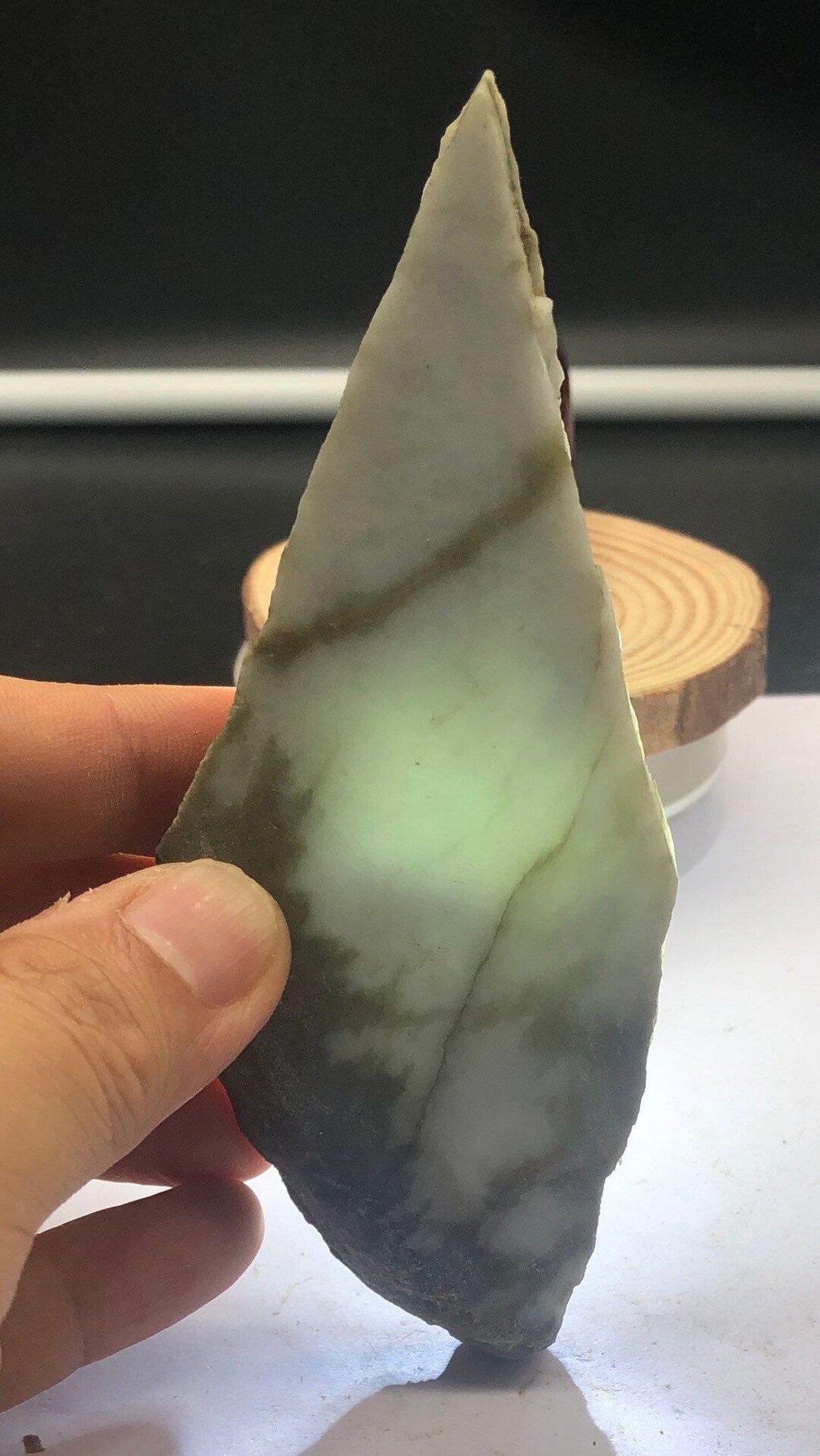 Lavandar Green Jadeite Slab ,myanmar Jadeite,burmese Jade Slab,jadeite ...