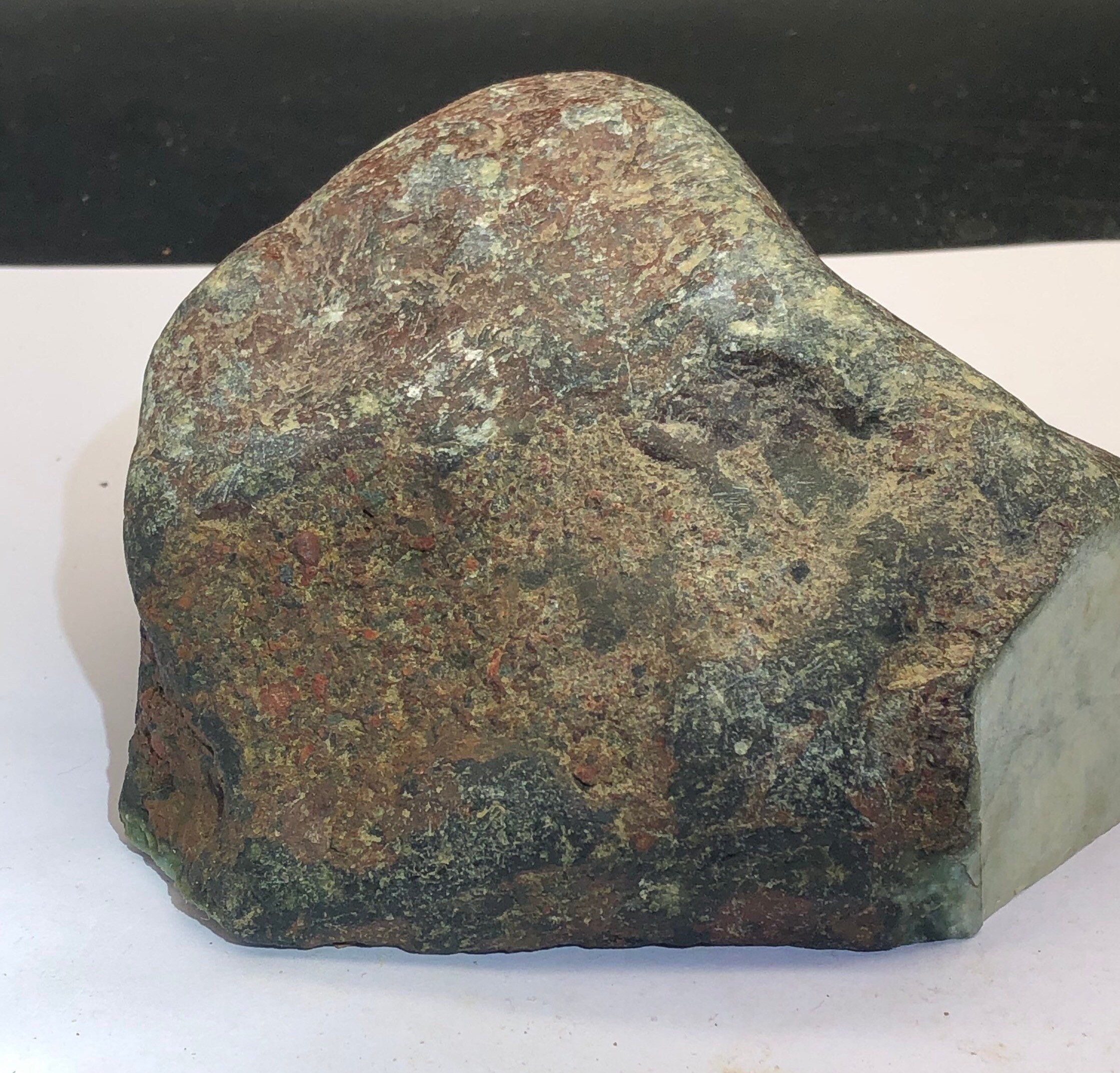 1.1kg,jade Rough,burmese Jade Stone, Raw Jadeite Slab,jadeite Jade ...