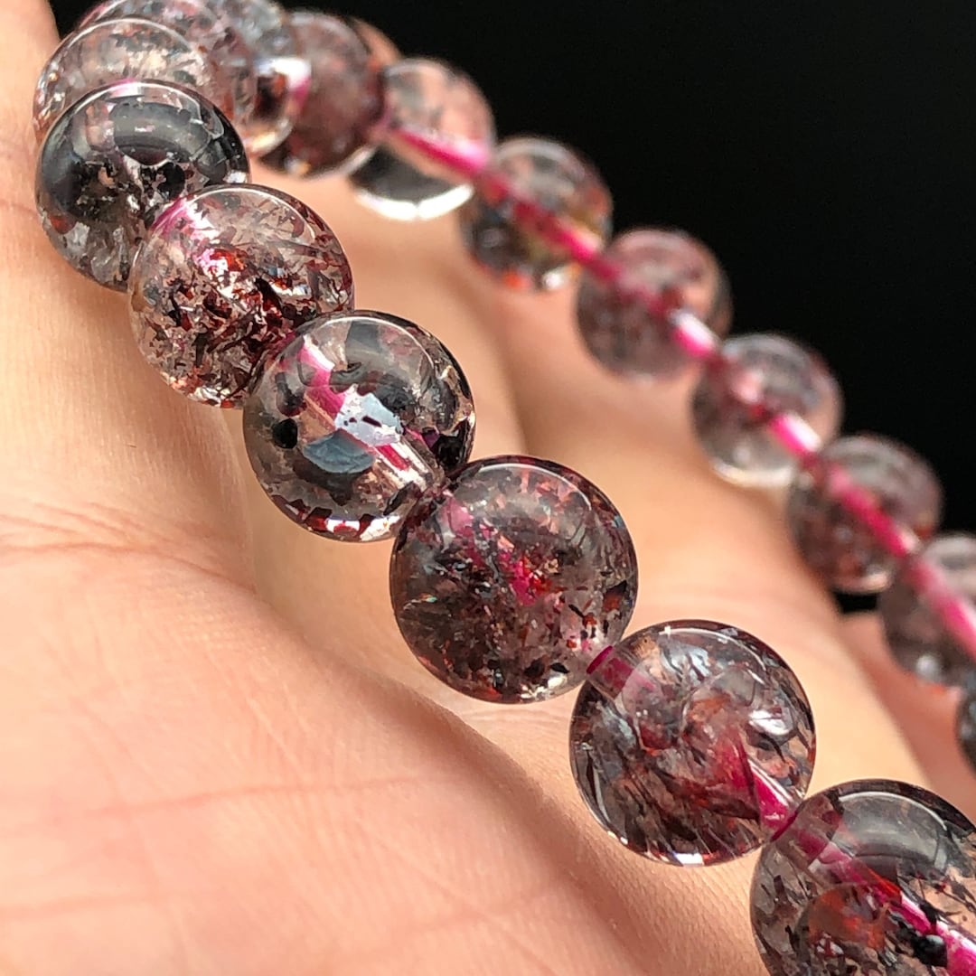 Collector,super Seven Bracelet,super 7 Crystal Bracelet,red Super Seven ...