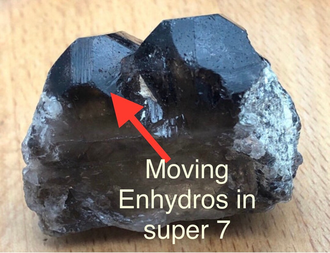 Ultra Rare,super Seven Crystal,raw,black Currant Super 7,enhydros ...