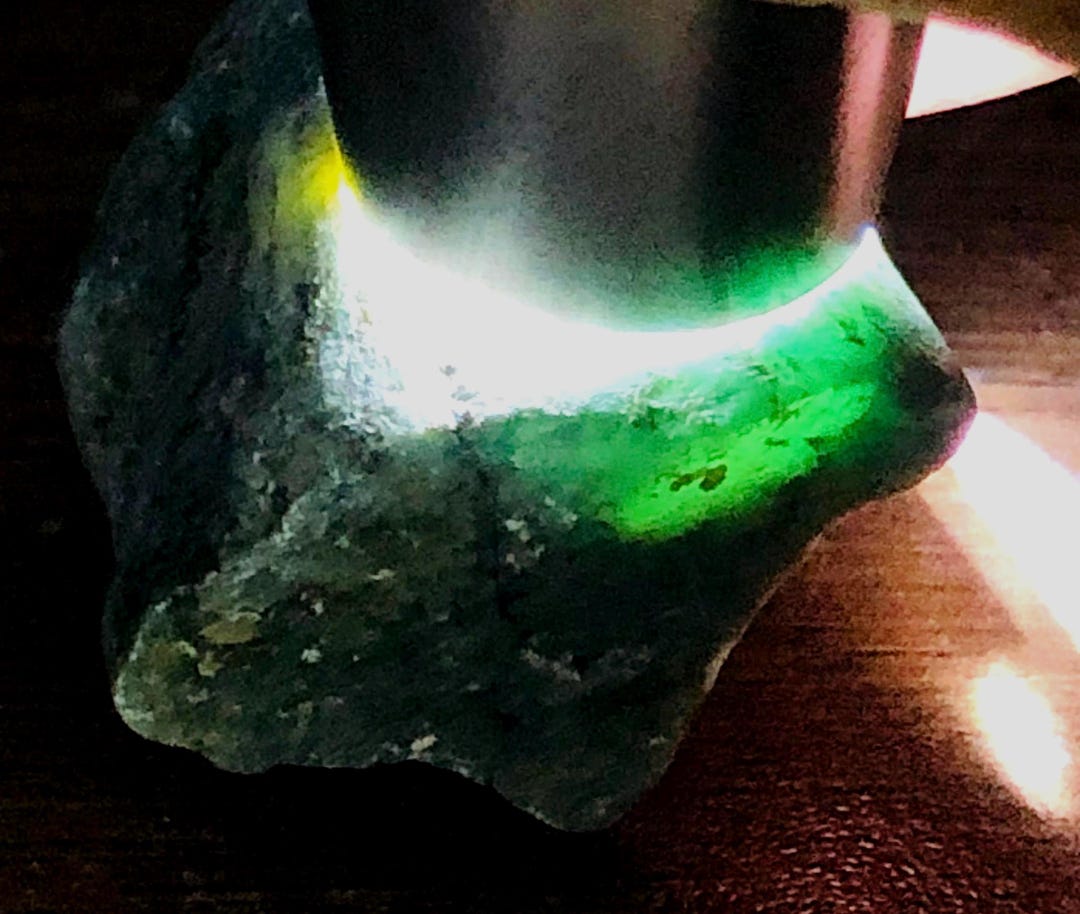 54.5g,green Jadeite,burmese Jade Stone,water Road,raw Jadeite Stone ...