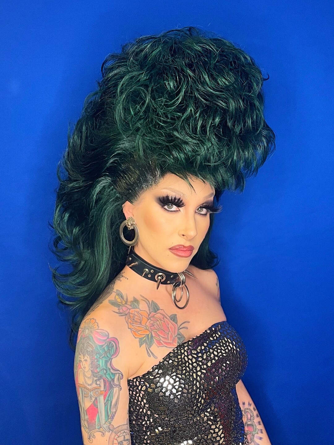 Double Stacked Mohawk Custom Drag Queen Lace Front Wig - Etsy UK