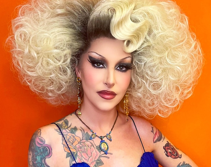 Executive Power Bob - Custom Drag Queen Lace Front Wig - Etsy Canada
