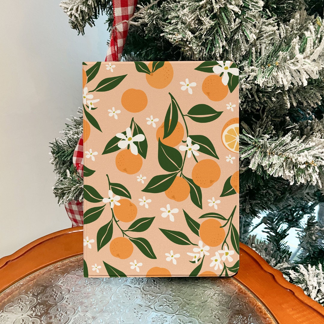 Orange Painting iPad Case With Pencil Holder iPad All Models Retro ...