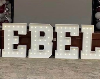 4ft Marquee Letters - Etsy