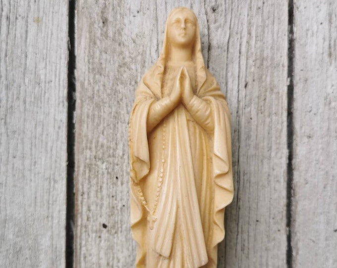 Vintage Italian Religious Statue, Cream Bianchi Vintage Figurine of ...