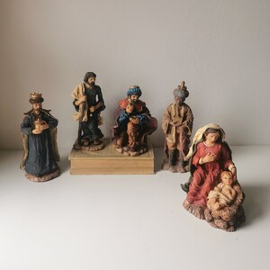 Beautiful French Vintage Christmas Santons Nativity Figurines - Etsy