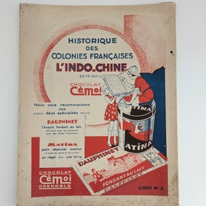 Antique French Sticker Album Collection, Historical, Collectable ...