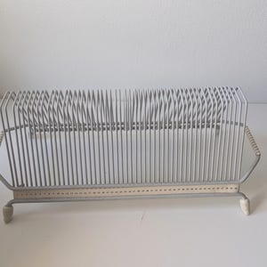 Vintage Vinyl Record Holder, 50 Slots, Table Top Record Organiser, Gift ...