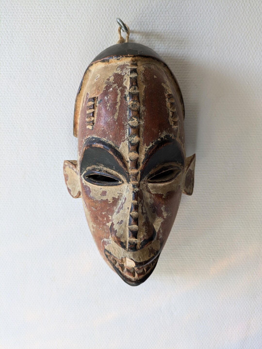 Male Nigerian IGBO Mask, Handmade, Handcarved Wooden Mask for Wall ...