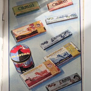 Antique French Sticker Album Collection, Historical, Collectable ...