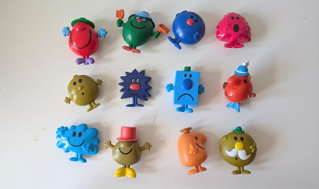 Lot of 12 Mr Men Vintage Happy Meal Toys, Collectable Retro Toys for ...
