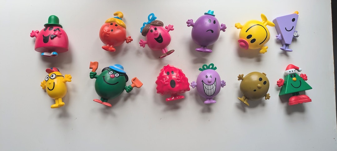 Lot of 12 Mr Men Vintage Happy Meal Toys, Collectable Retro Toys for ...