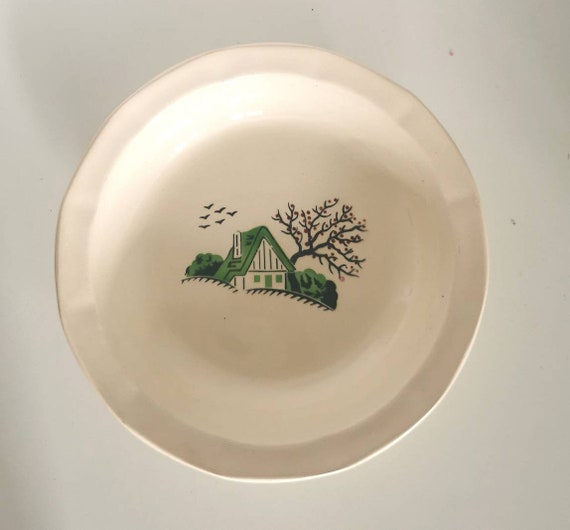 Plates Dining & Serving Vintage Large French Digoin Sarreguemines ...