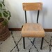Heavy Vintage Industrial, Retro Stool, Wood and Metal Vintage Seating ...