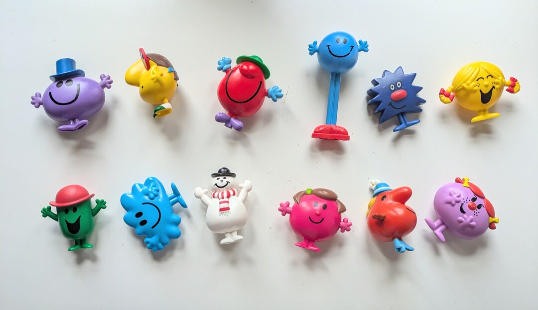 Lot of 12 Mr Men Vintage Happy Meal Toys, Collectable Retro Toys for ...
