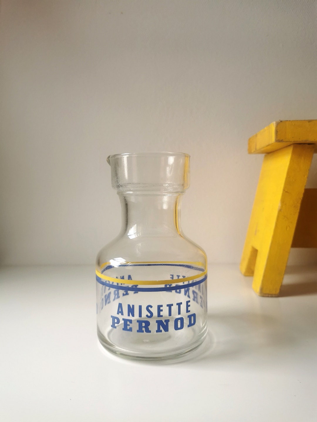 French Vintage Anisette Pernod Alcohol Bottle/ Carafe, Retro French ...
