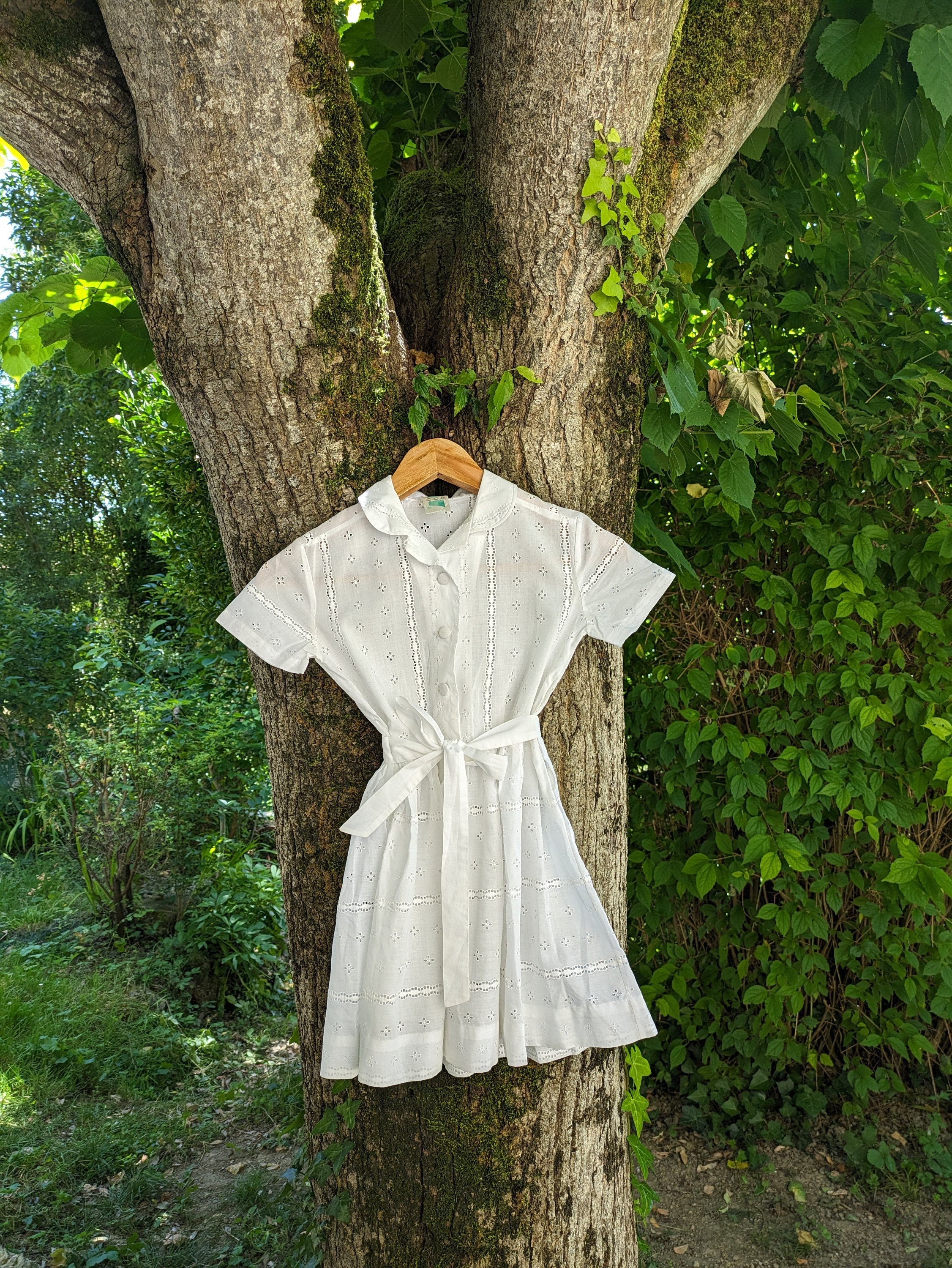 Vintage Broderie Anglaise Dress - Etsy Vintage Broderie Anglaise Dress - Etsy