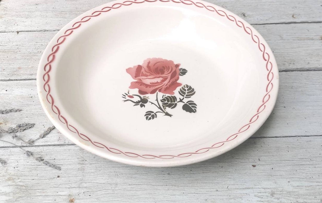 French Vintage Serving Bowl Circa 1950s Badonviller - Etsy