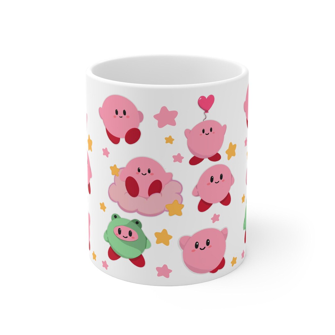 Kirby Mug - Cute Kirby Mug - Kirby Themed - Inspired - Aesthetic Coffee ...