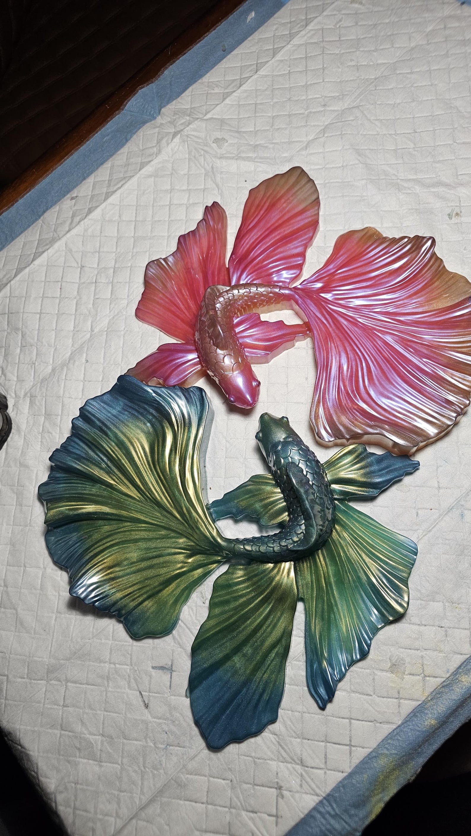 Large Resin Betta Fish - Etsy