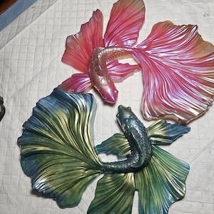 Large Resin Betta Fish - Etsy
