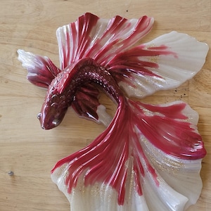 Large Resin Betta Fish - Etsy