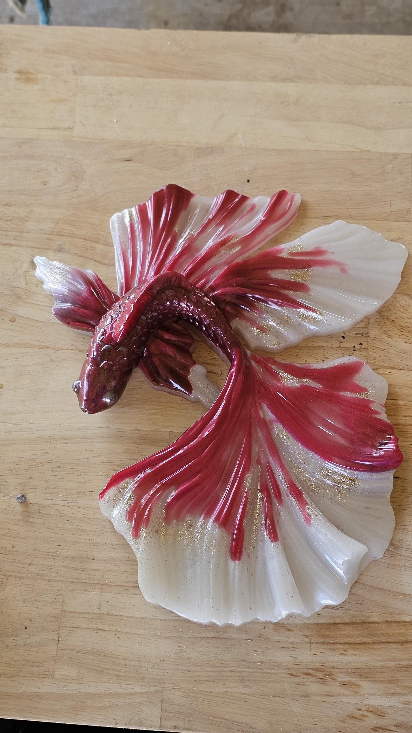 Large Resin Betta Fish - Etsy