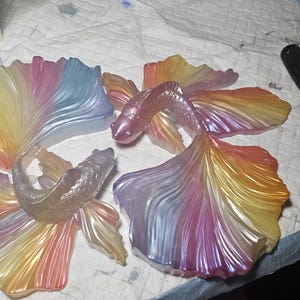 Large Resin Betta Fish - Etsy
