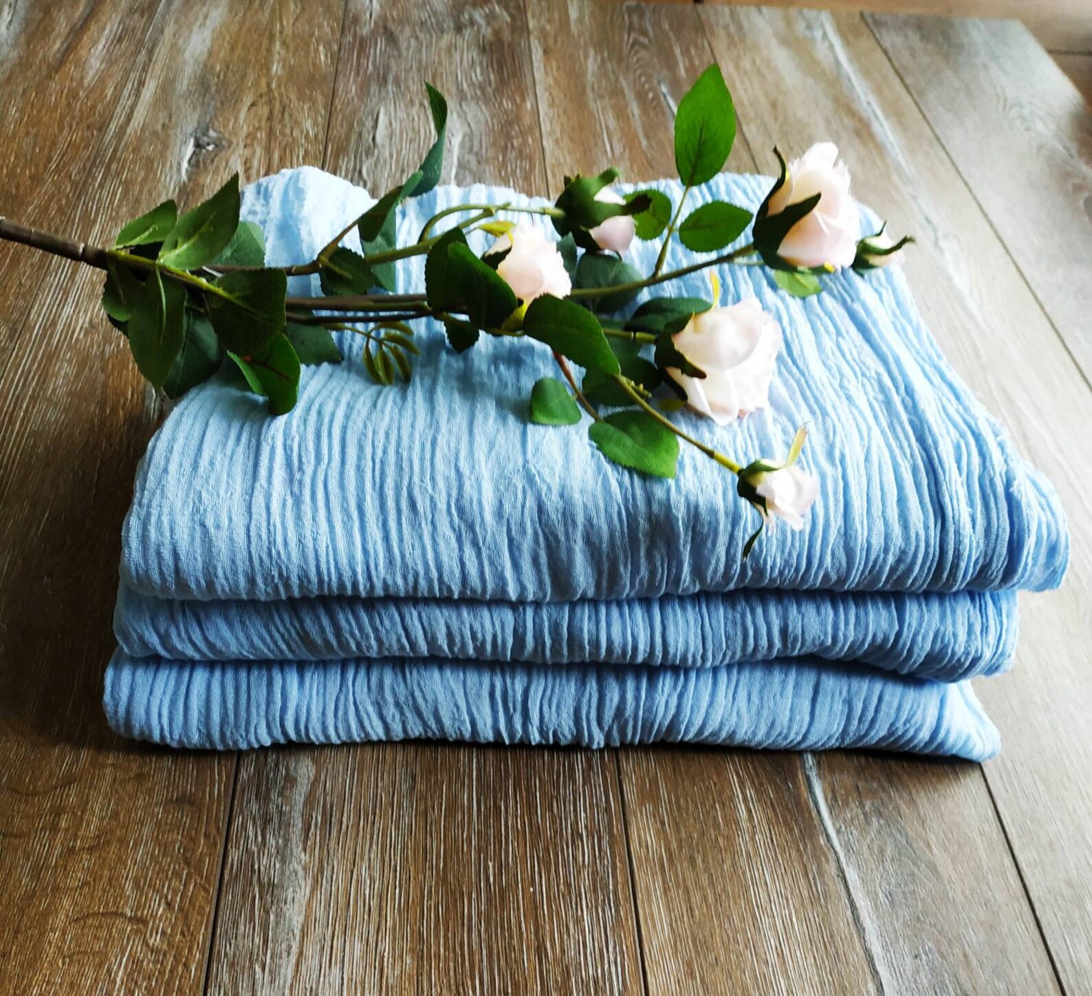Powder Blue Dusty Blue Wedding Gauze Centerpiece Table - Etsy