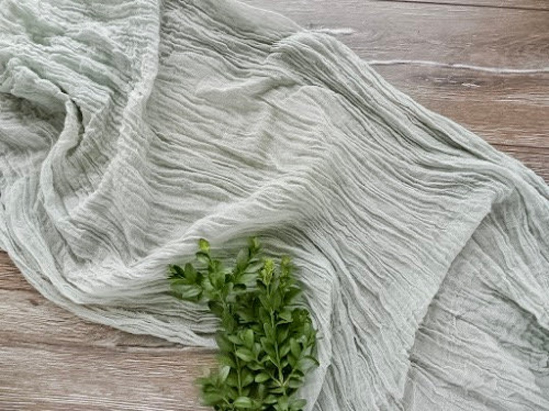 Light Grey Table Runner Lavender Gauze Table Runner Table - Etsy