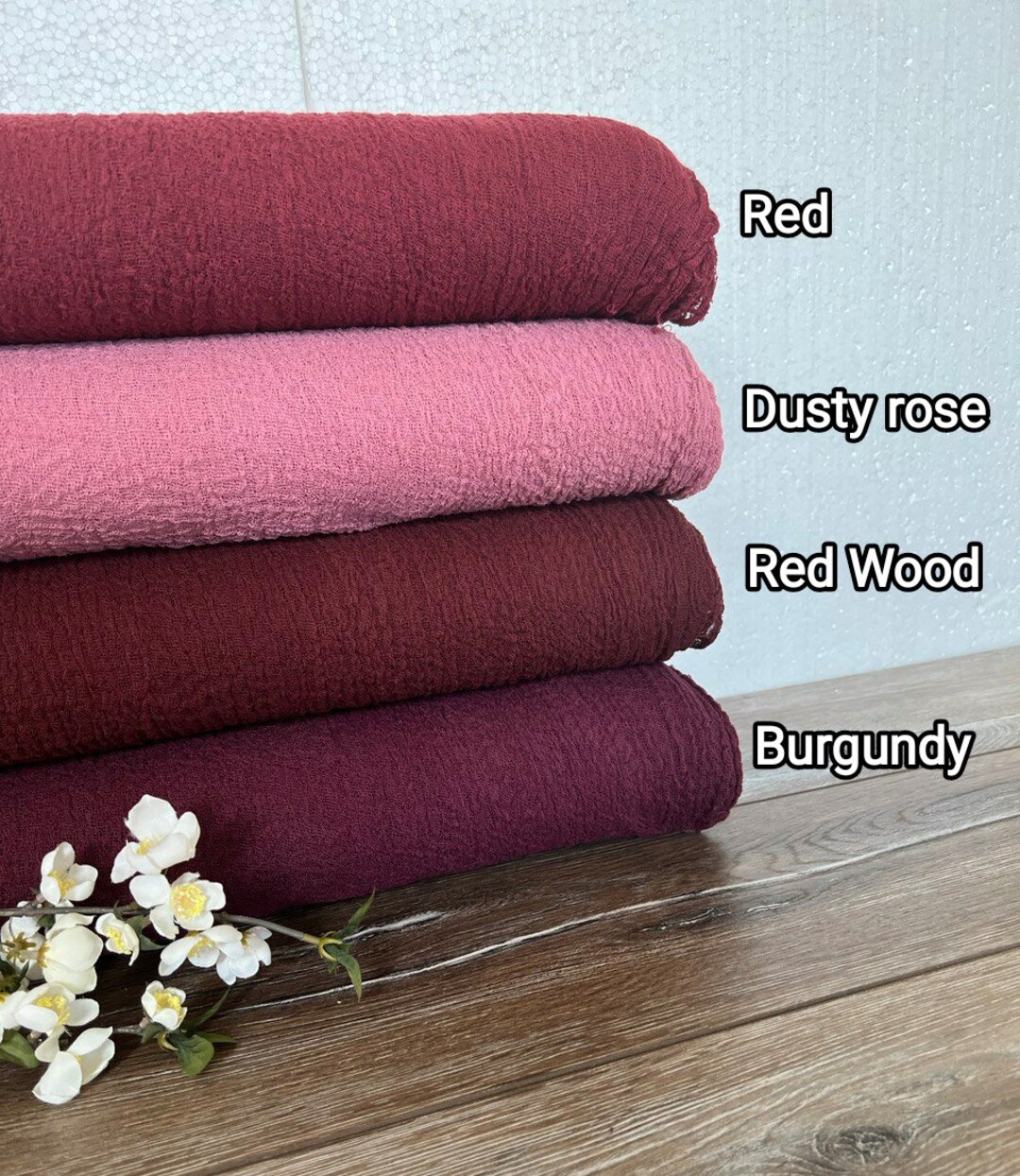 Red Wedding Runner Gauze Table Runner Rustic Wedding Cheesecloth Runner ...
