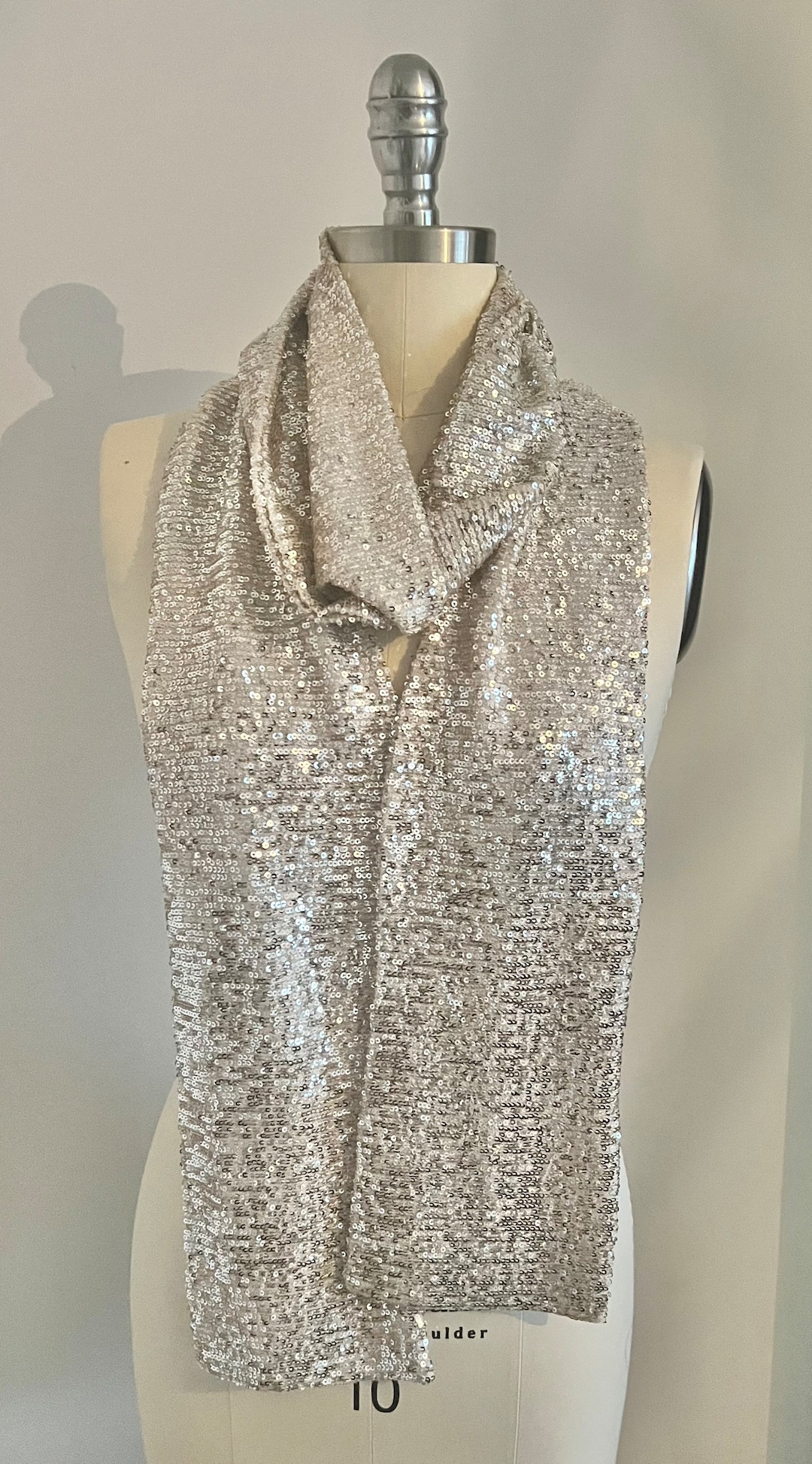 Sequin Scarf, Beautiful Sparkly Sequin Scarf, Wrap, Bridal Cover up ...