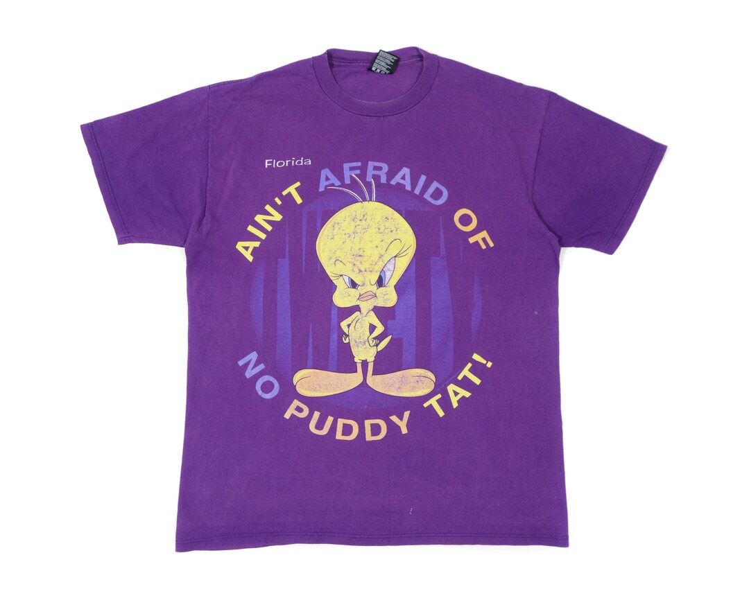 Warner Bros 1996 Tweety Looney Tunes 'ain't Afraid of No Puddy Tat ...