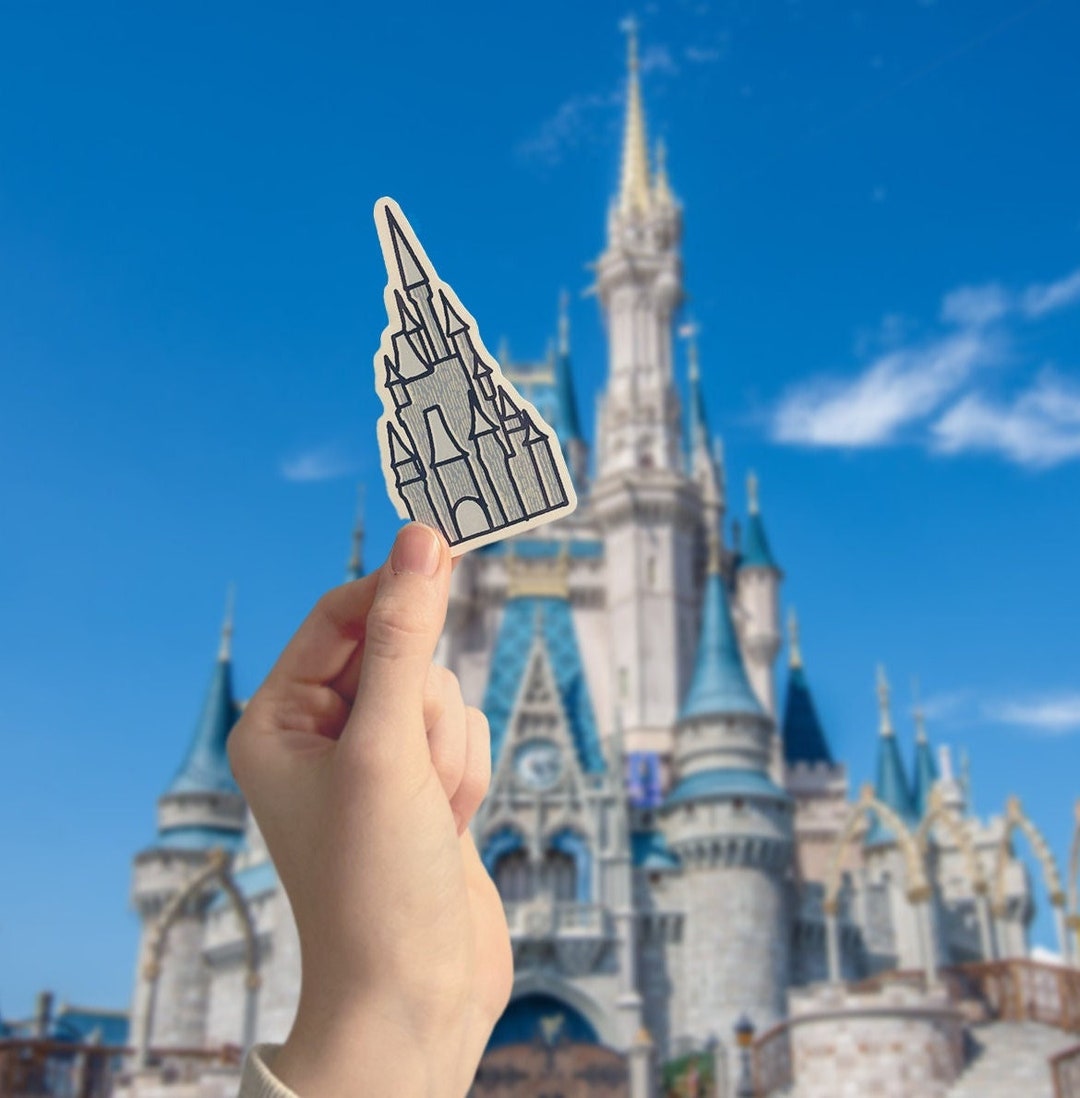 Retro Cinderella Castle Waterproof Sticker - Etsy