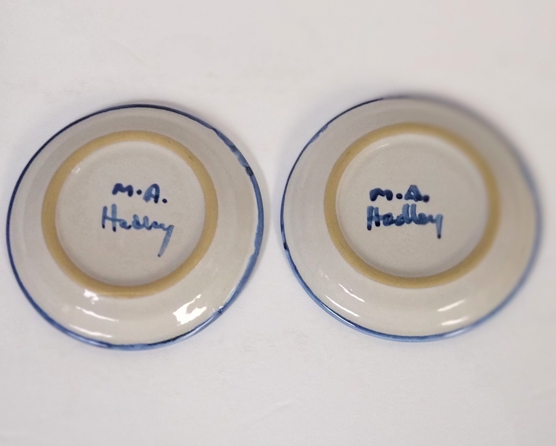 Christmas & Thanksgiving MA Hadley Pottery Trinket Dish Mini Small ...